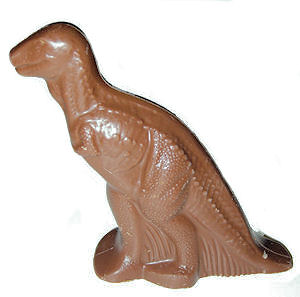 Solid Milk Chocolate Rexy (dinosaur), 5.25 oz. - Wockenfuss Candies