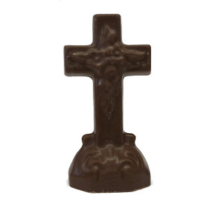 Solid Milk Chocolate Cross, 3 oz. - Wockenfuss Candies